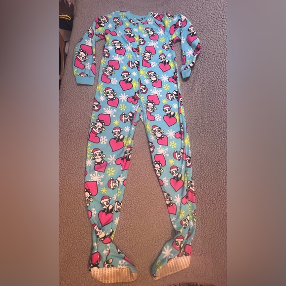 Joe Boxer | Pajamas | Joe Boxer One Piece Zip Up Footed Sleeper Girls ...